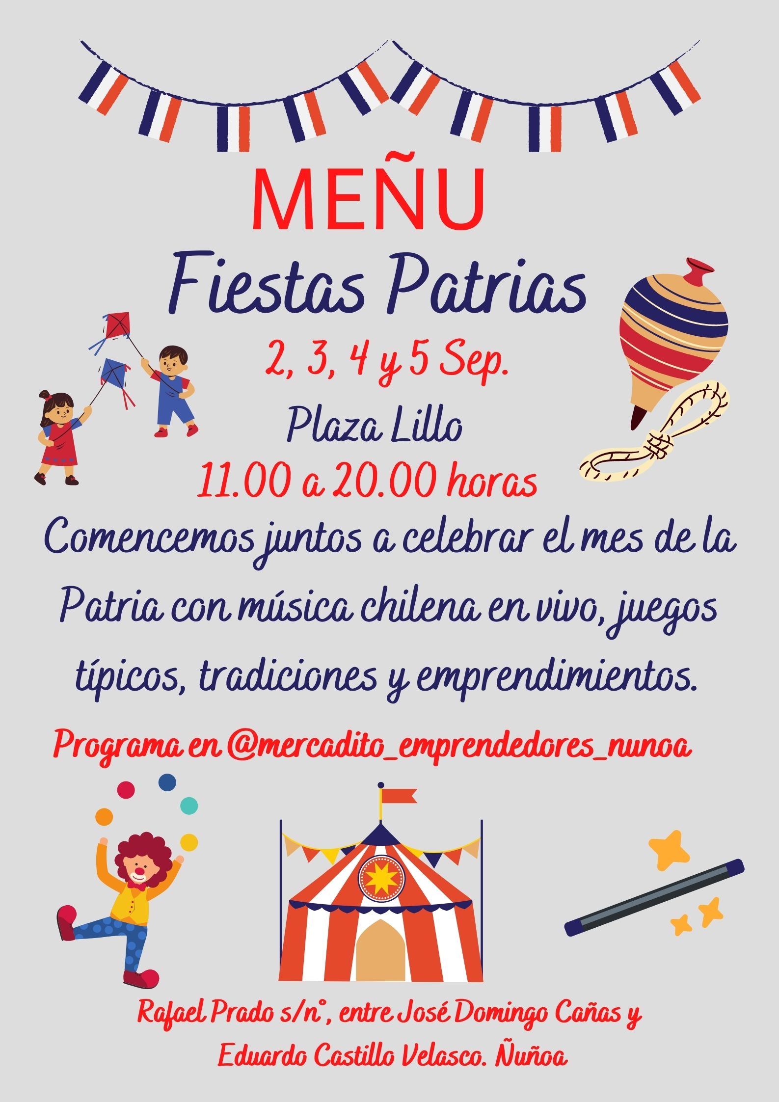 Con el mercadito MEÑU parten las Fiestas Patrias en Ñuñoa | MAGAZINE ...