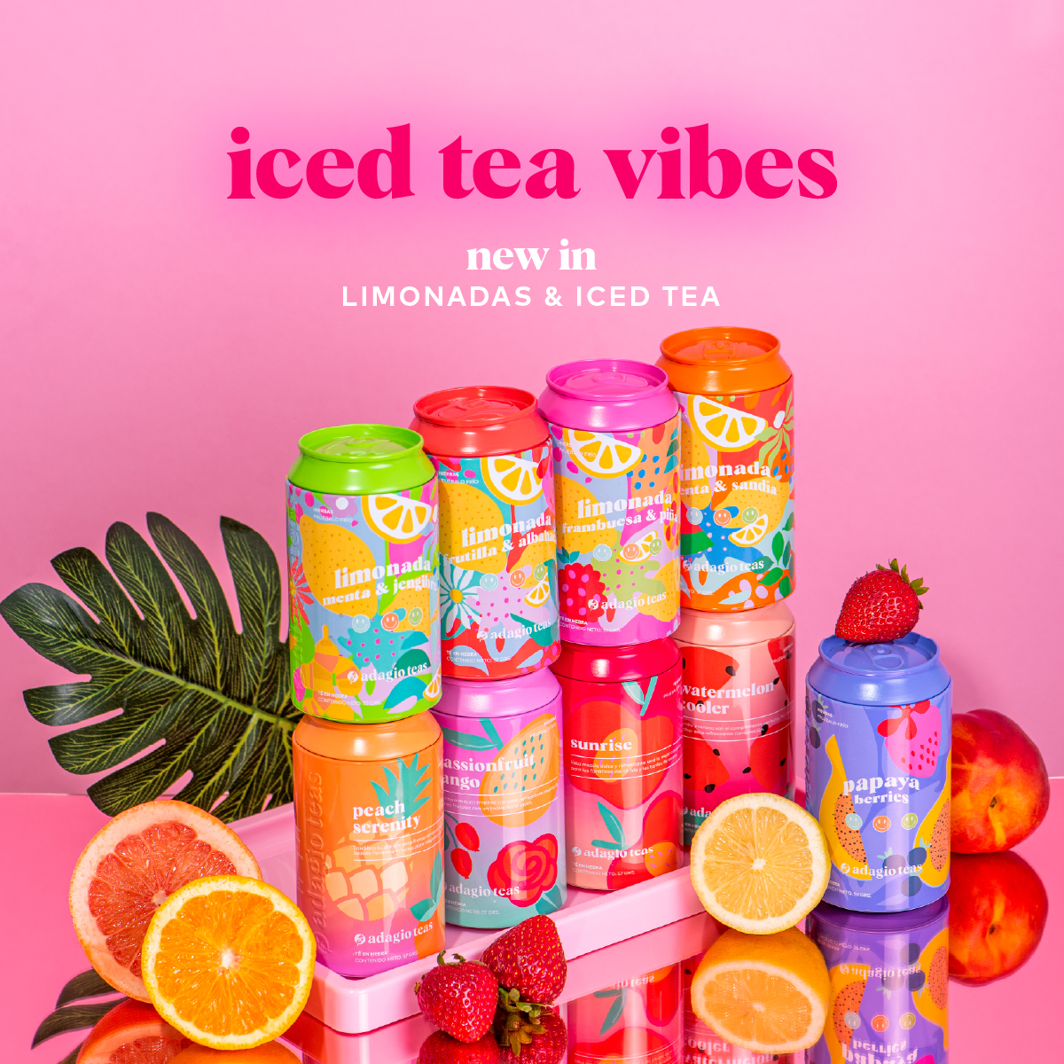 Summer is here! Iced tea & limonadas de Adagio Teas | MAGAZINE DIGITAL