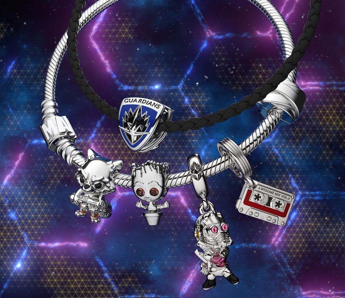 ¡Salva tu universo con Marvel x Pandora y su colección de Guardianes de ...
